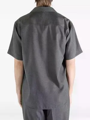 Auralee Summer Twist Short-sleeve Shirt - Grey