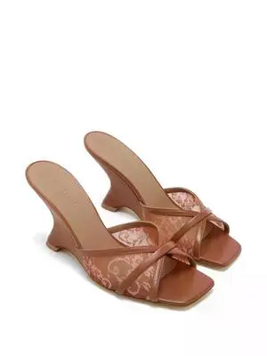 MALONE SOULIERS Perla Leather-strap Mules