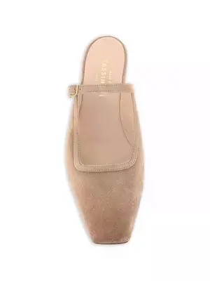 TASSINARI Strap Suede Mules