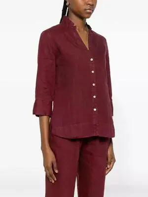 ROSSO 35 Button Three-quarter Sleeve Shirt