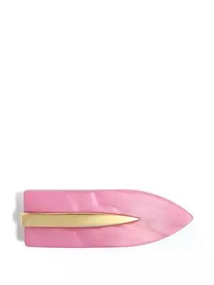 La DoubleJ Gold-tone Detail Hair Clip - Pink