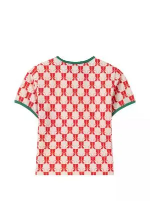La DoubleJ Monogram Ringer T-shirt - Neutrals