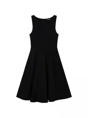 Emporio Armani Sleeveless A-line Dress - Black