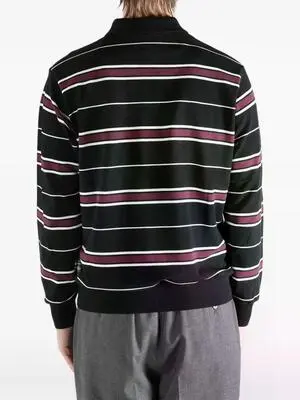 Undercover Striped Pocket Polo Shirt - Black
