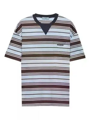 Prada Striped Cotton T-shirt
