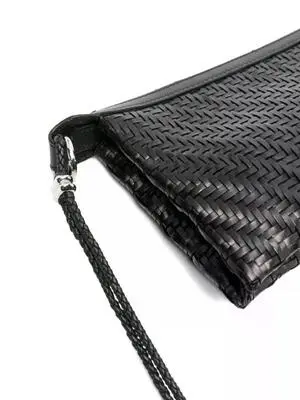 Benedetta Bruzziches Braided Crossbody Bag - Black