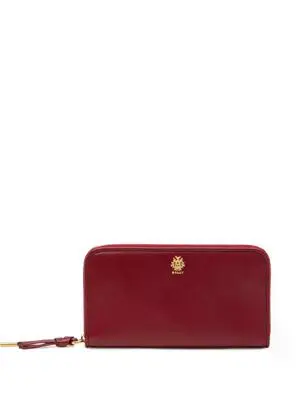 Bally Essential Leather Long Wallet - Red