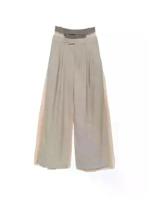 Erika Cavallini Pleated Wide Leg Trousers
