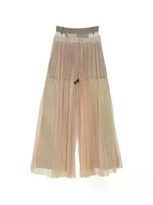 Erika Cavallini Pleated Wide Leg Trousers
