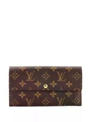 LOUIS VUITTON Sarah Wallet Monogram Canvas Small Wallets - Brown