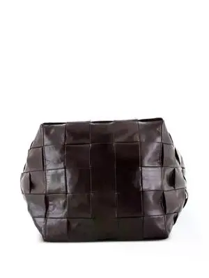 Bottega Veneta Cassette Sailor Maxi Intrecciato Leather Small Backpack