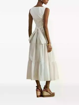 Ralph Lauren Cotton Tiered Dress - White