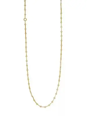 AZLEE 18k Yellow Circle-link Chain Necklace - Gold