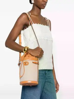 Valentino Garavani Logo-plaque Bucket Bag