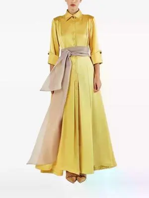 BARUNI Allegra Button Maxi Dress