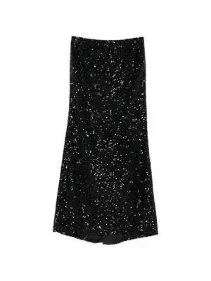 N°21 Sequin-embellished Maxi Skirt