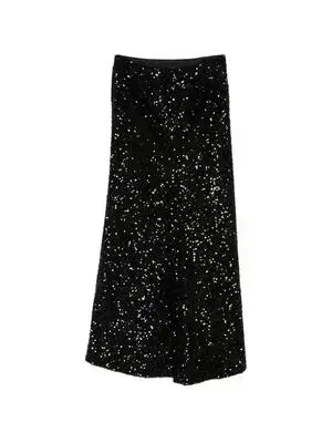 N°21 Sequin-embellished Maxi Skirt