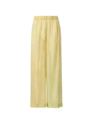 MIA PECULIAR Crocodile-print Trousers