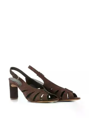 DEL CARLO Cut-out Slingback Sandals