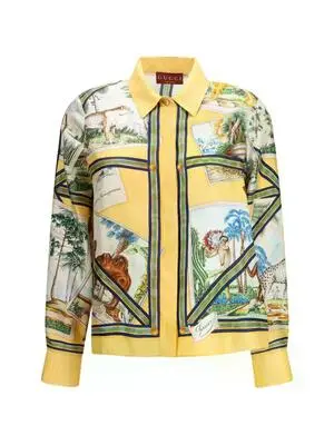 Gucci Button-up Shirt - Yellow