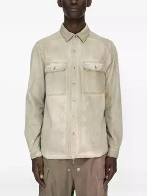Rick Owens Temple Outershirt - Green