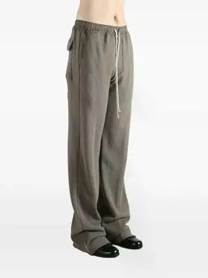 Rick Owens Dietrich Drawstring-waist Track Pants - Grey