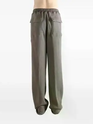 Rick Owens Dietrich Drawstring-waist Track Pants - Grey