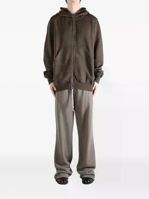 Rick Owens Mountain Zip-up Hoodie - Brown