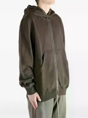 Rick Owens Mountain Zip-up Hoodie - Brown