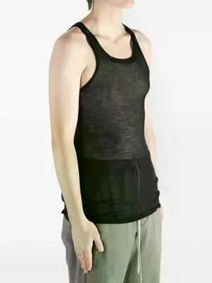 Rick Owens Ribbed-knit Tank Top