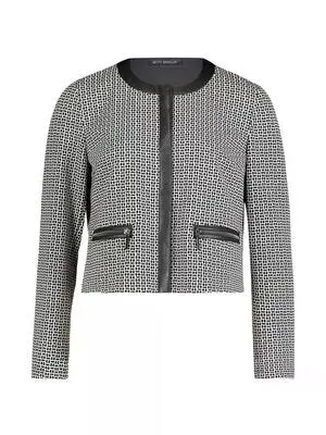 BETTY BARCLAY Geometric-print Jacket