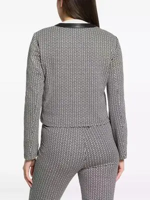 BETTY BARCLAY Geometric-print Jacket