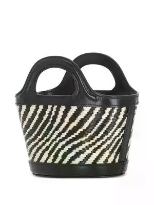 Marni Micro Wavy Raffia-effect Tote Bag