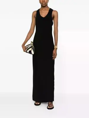 Norma Kamali Racer Long Maxi Dress