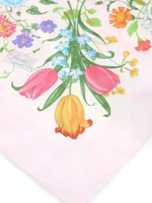 Gucci Floral-print Scarf