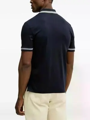 BOSS Striped-trim Polo Shirt