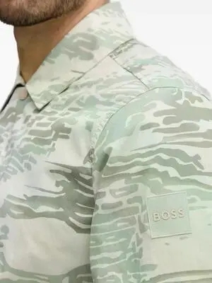 BOSS Leldon Patterned Overshirt