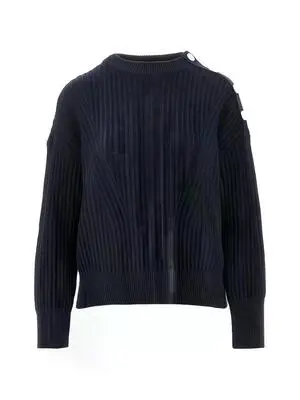 Emporio Armani Button Embellished Pullover