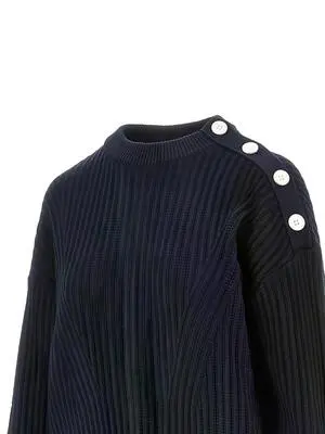 Emporio Armani Button Embellished Pullover