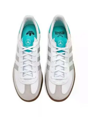 Adidas X Mercedes Handball Spezial Panelled Sneakers - White