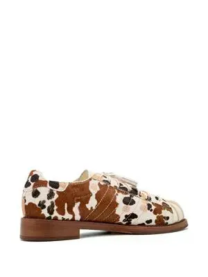 Adidas X Clot Edison Chen Superstar Cow-print Sneakers