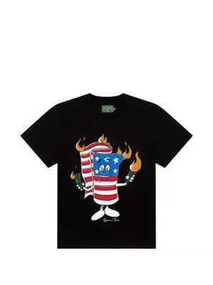 DENIM TEARS Firecracker T-shirt - Black