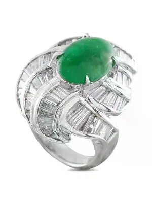 LB EXCLUSIVE Jade Ring - Silver