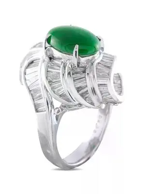 LB EXCLUSIVE Jade And Diamond Ring