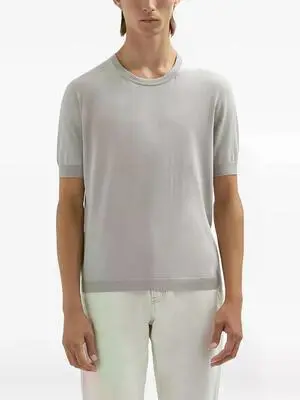 Agnona Crew-neck Knitted T-shirt