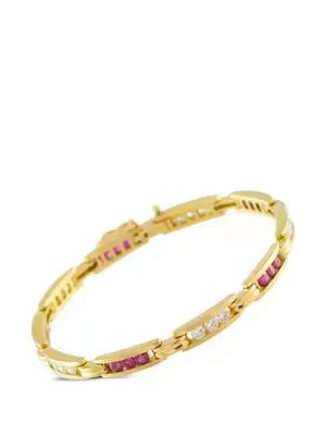 LB EXCLUSIVE Diamond And Ruby Bracelet - Gold
