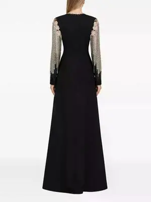 DINA MELWANI Crystal-embellished Maxi Dress