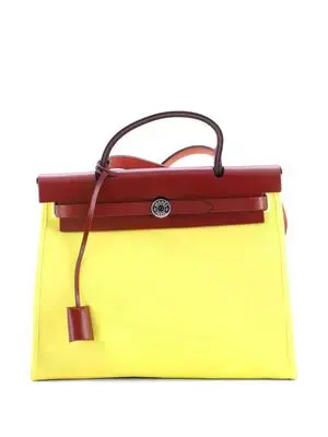 Hermès Herbag Zip 31 Shoulder Bag - Yellow