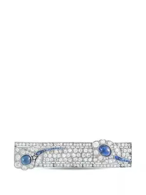 LB EXCLUSIVE Diamond And Sapphire Brooch