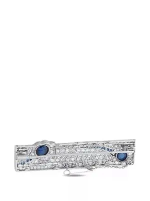 LB EXCLUSIVE Diamond And Sapphire Brooch
